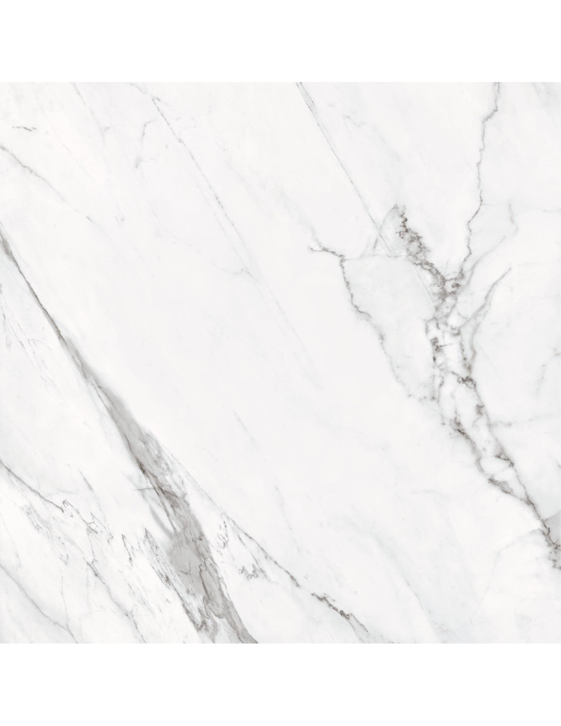 Carrelage grand format effet marbre PURITY MARBEL STATUARIO- 120x120cm